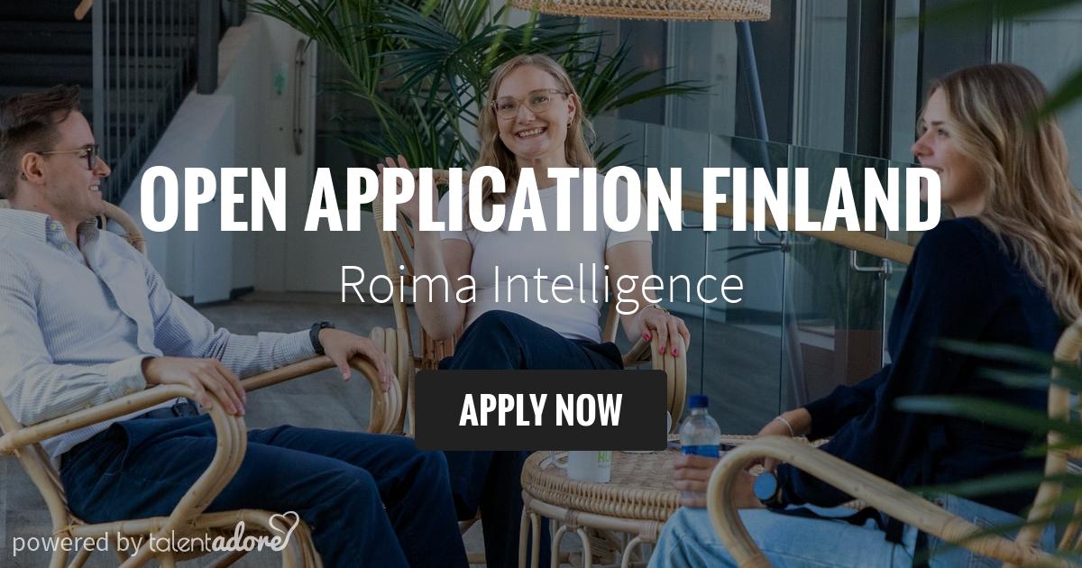 Open application Finland | Roima Intelligence