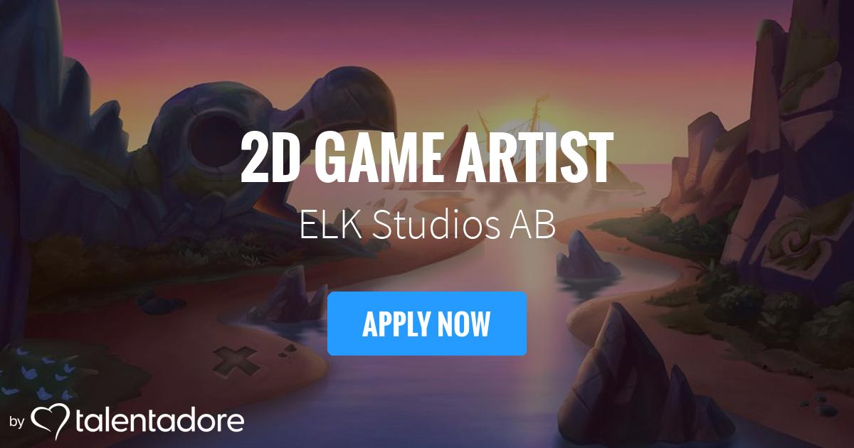 2D Game Artist | ELK Studios AB