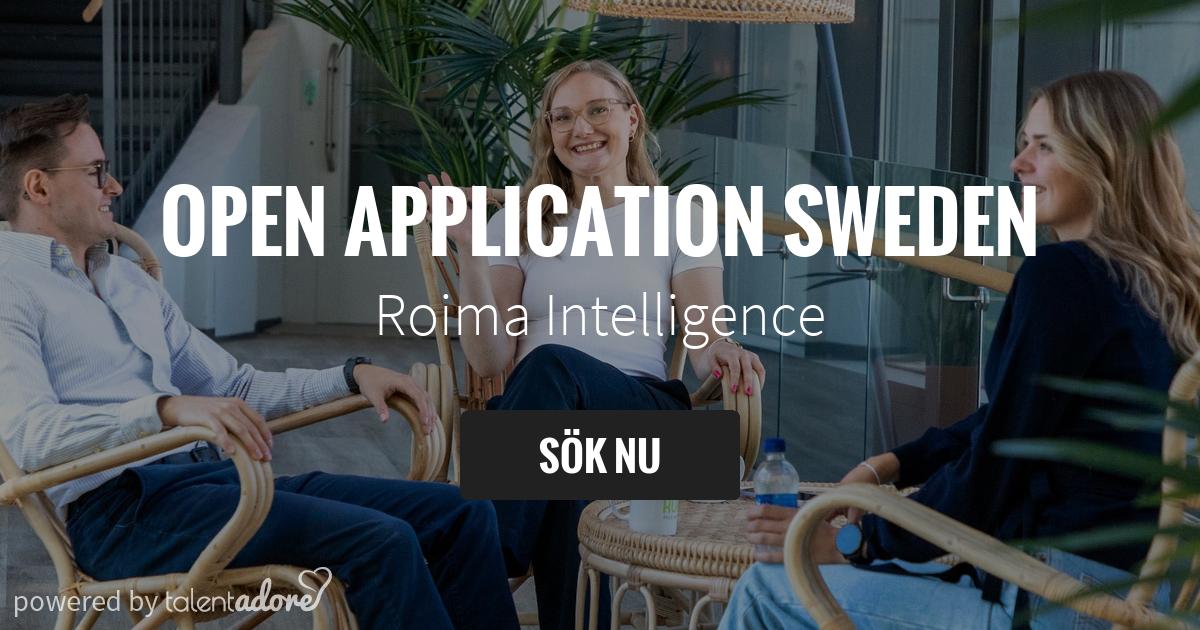 Open application Sweden | Roima Intelligence