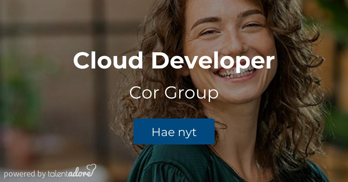 Cloud Developer | Cor Group