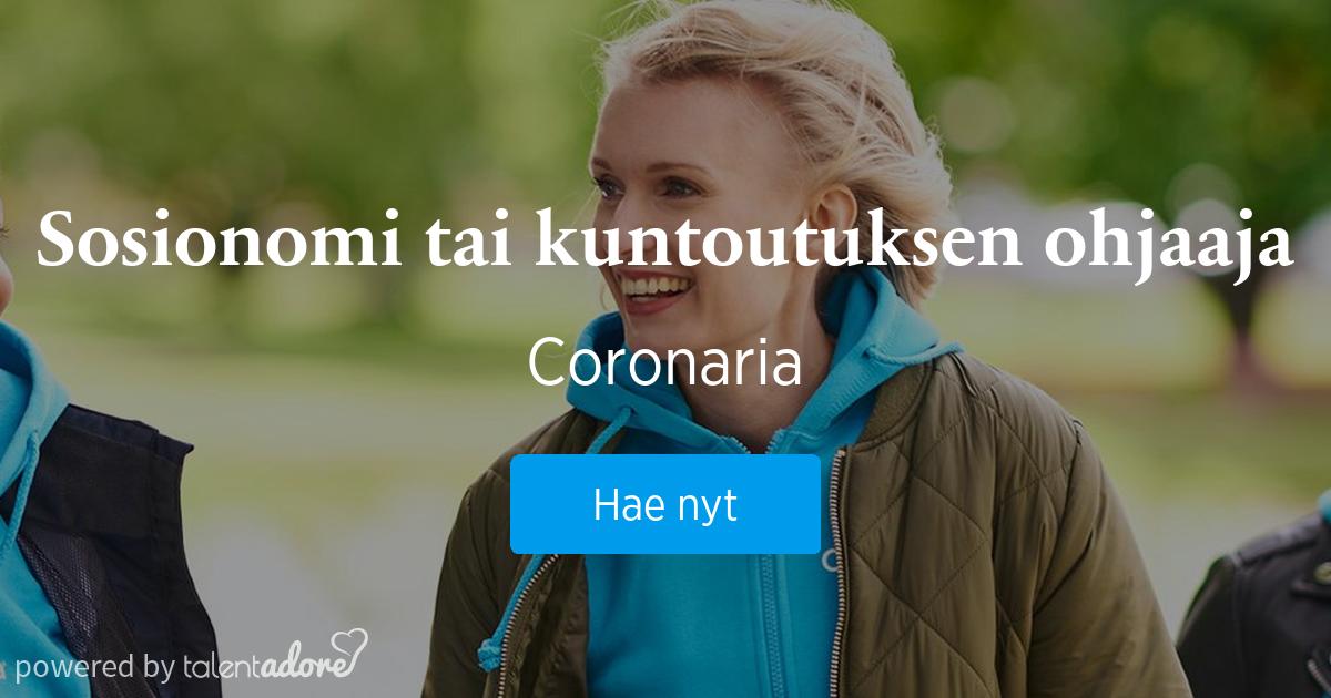 Sosionomi | Coronaria | TalentAdore - Edistyksellinen Hakijakokemus