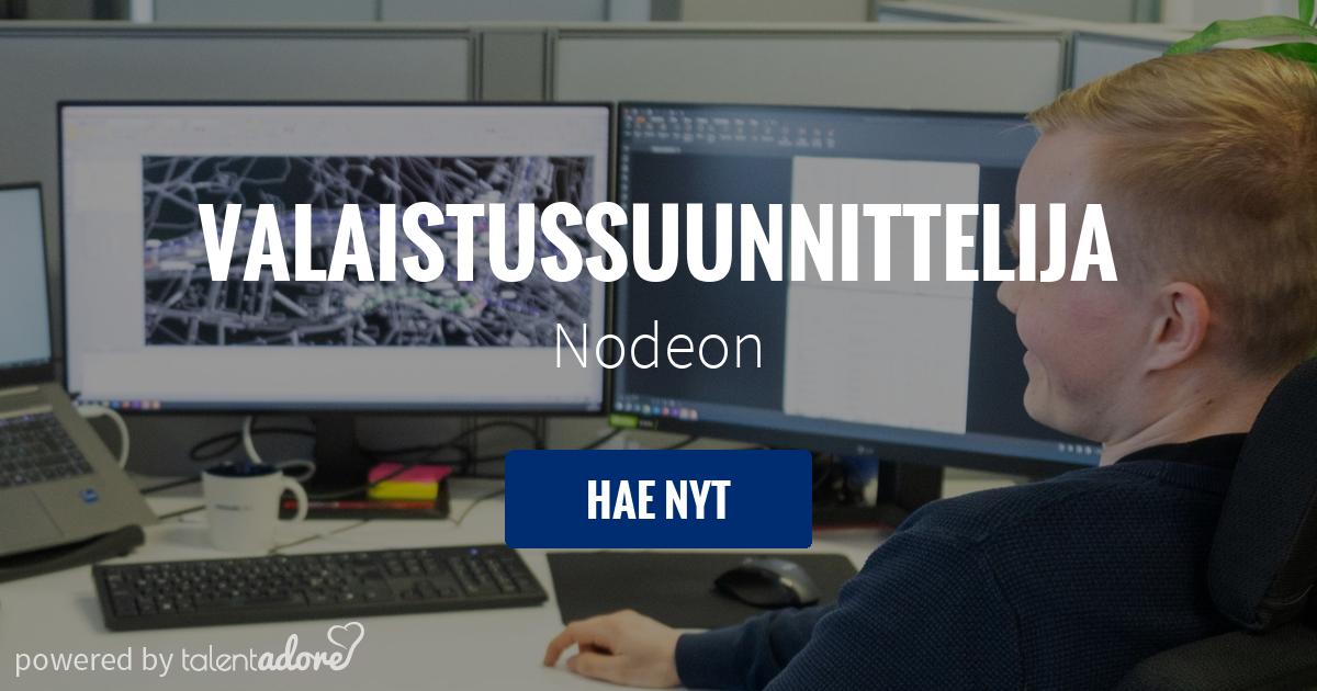 VALAISTUSSUUNNITTELIJA | Nodeon