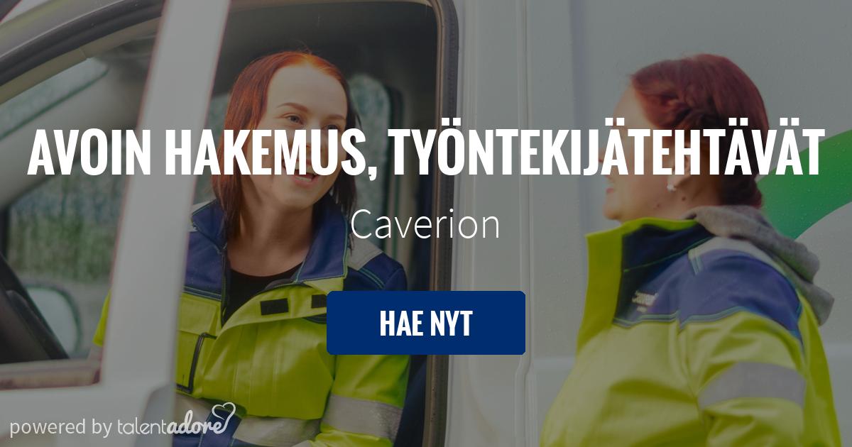 Avoin hakemus, työntekijätehtävät | Caverion