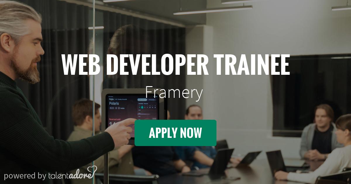 Web Developer Trainee | Framery