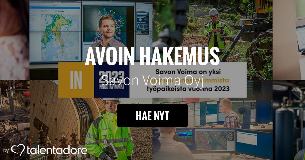 Avoin hakemus | Savon Voima Oyj