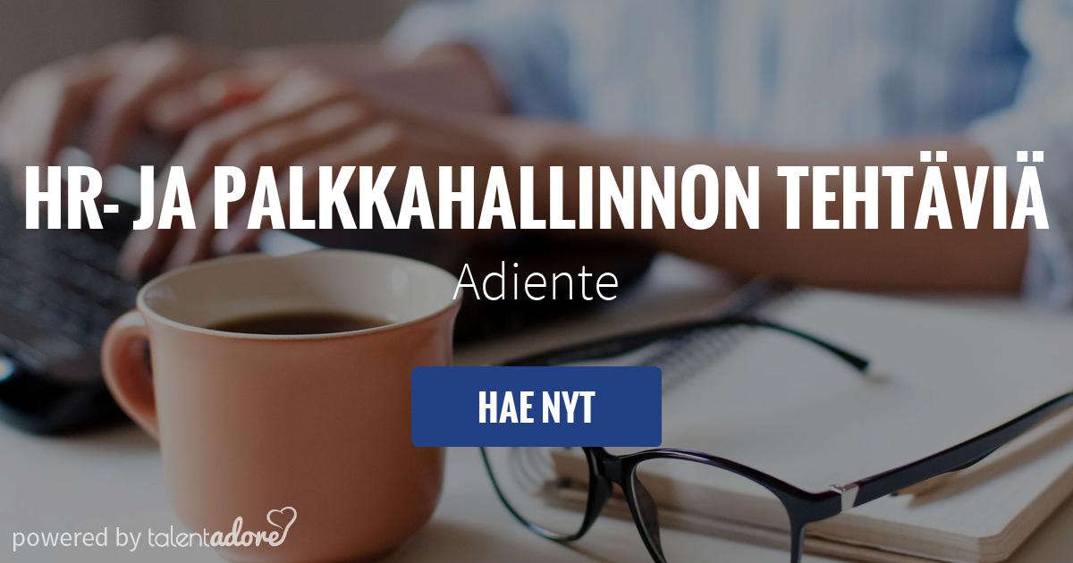 HR- ja palkkahallinnon tehtäviä | Adiente